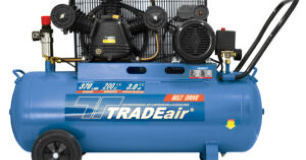 TRADEair-200L-2.2kW-Lubricated-Cast-Iron-W-Head-Compressor-Belt-Driven ...