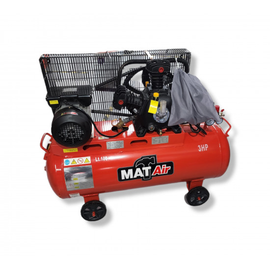 COMPRESSOR MATAIR 2.2KW|3HP 100L 220V BD AIR2050