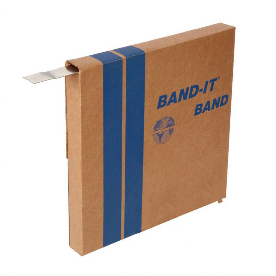 RIS-PACKAGING / BAND-IT Stainless Steel Strapping 304 12.7mm x 0.5mm x ...