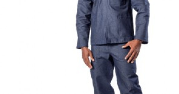 SAFETY-PPE / Standard Denim 2-Piece Conti Suit, Size 30 / 44017IB30
